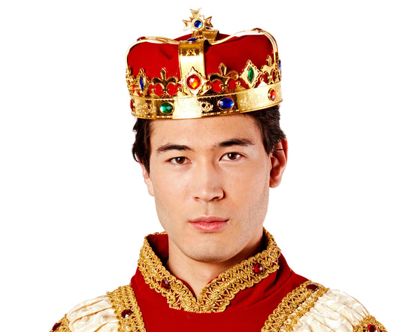 Royal King Crown Hat Costume Accessory - Halloween Costumes 4U ...