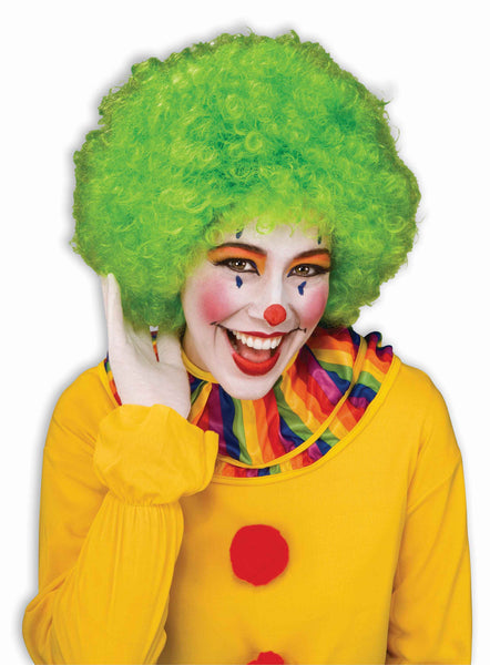 Costume Wigs Clown Wigs Green Afro Wig - Halloween Costumes 4U ...