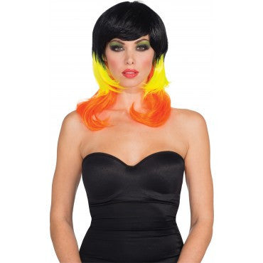 Tri Color Wig - Various Colors - Halloween Costumes 4U - Accessories