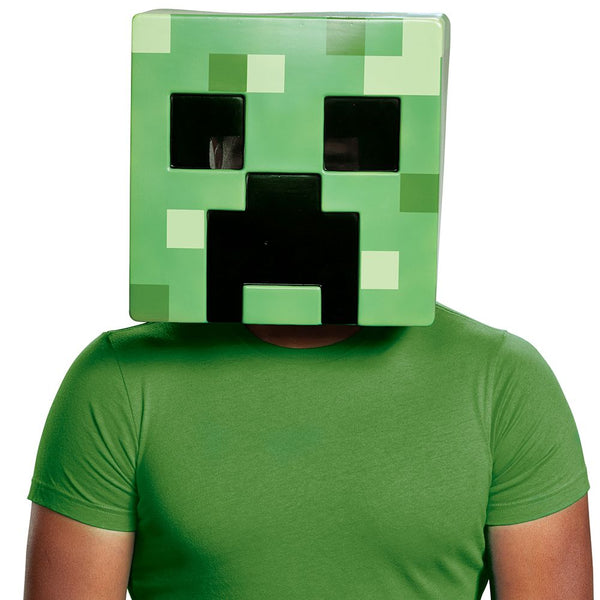 Adults/Teens Minecraft Creeper Mask - Halloween Costumes 4U - Accessories